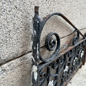 Antique Wrought Iron Heart Gates: Victorian Garden Fence, Architectural ...