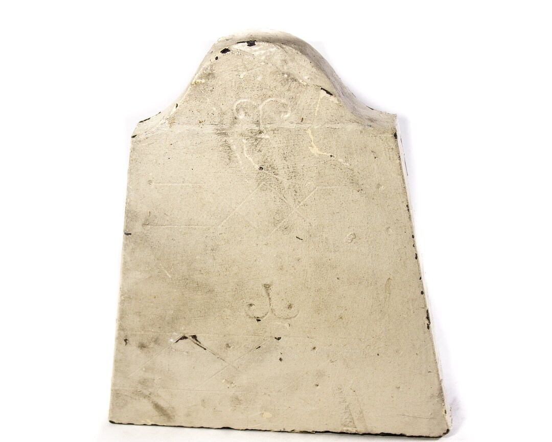 Antique Mantel Keystone Piece, Fireplace Keystone, Vintage Slate ...