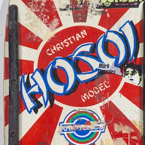 Vintage 1982 Christian Hosoi Skateboard: Sims Rising Sun, Gull Wing ...