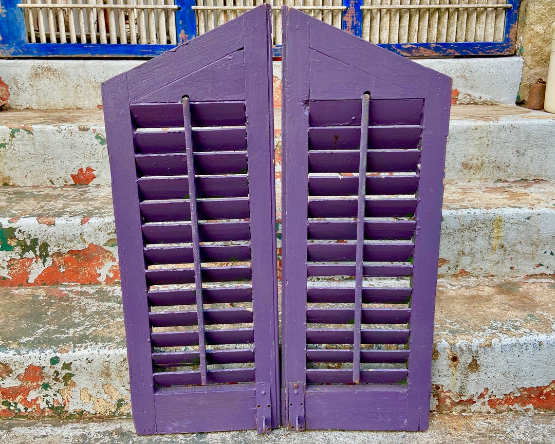 Antique Shutters Doors, Attic Window Shutters, Small Window Shutters ...