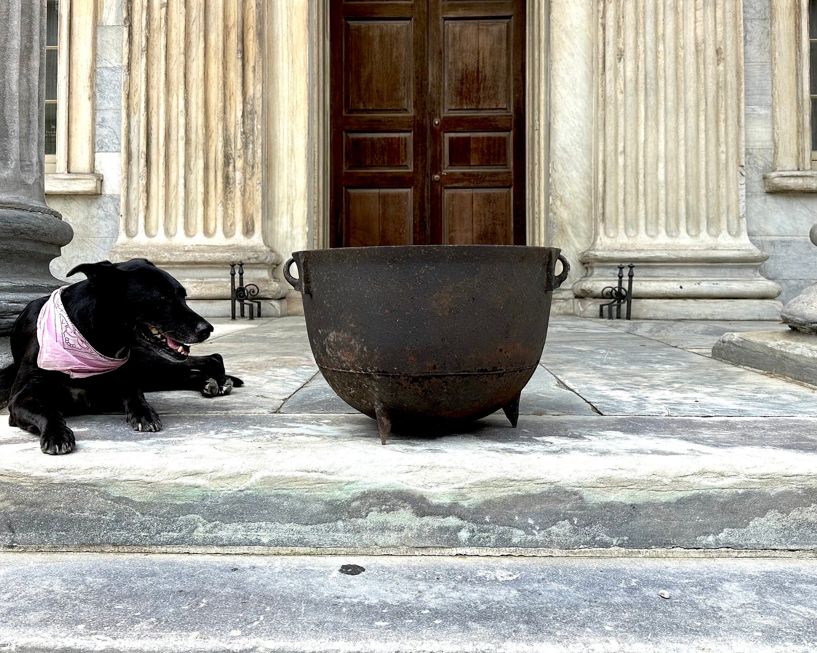 EXTRA LARGE Antique Cast Iron Cauldron With GREAT Look, 1800s Barn Find ...