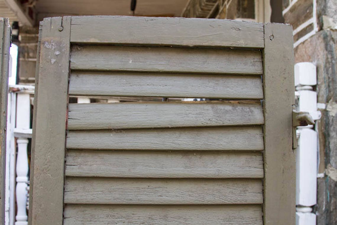 Large pair of Vintage Shutters 67'' long x | Etsy