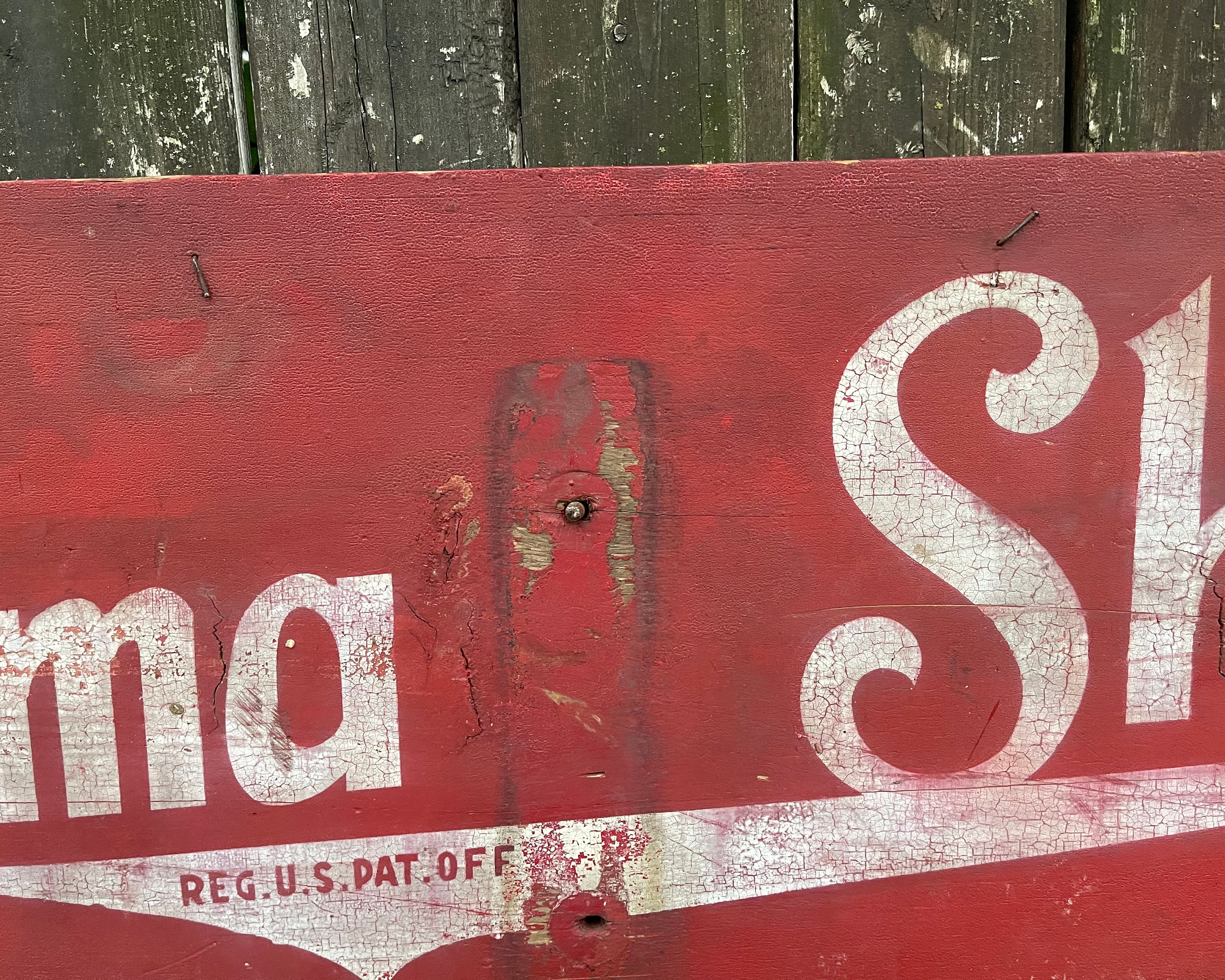 Antique Wooden Burma Shave Sign Trade Sign Old Mustard Paint - Etsy