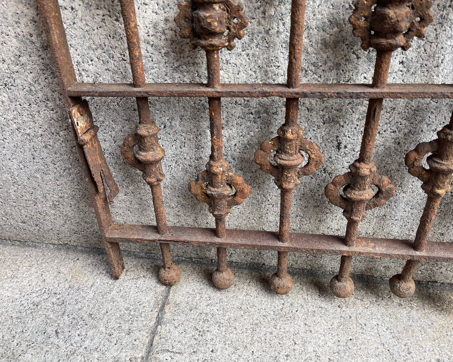 Antique Garden Fence Wrought Iron Spike Gate Victorian Gate - Etsy