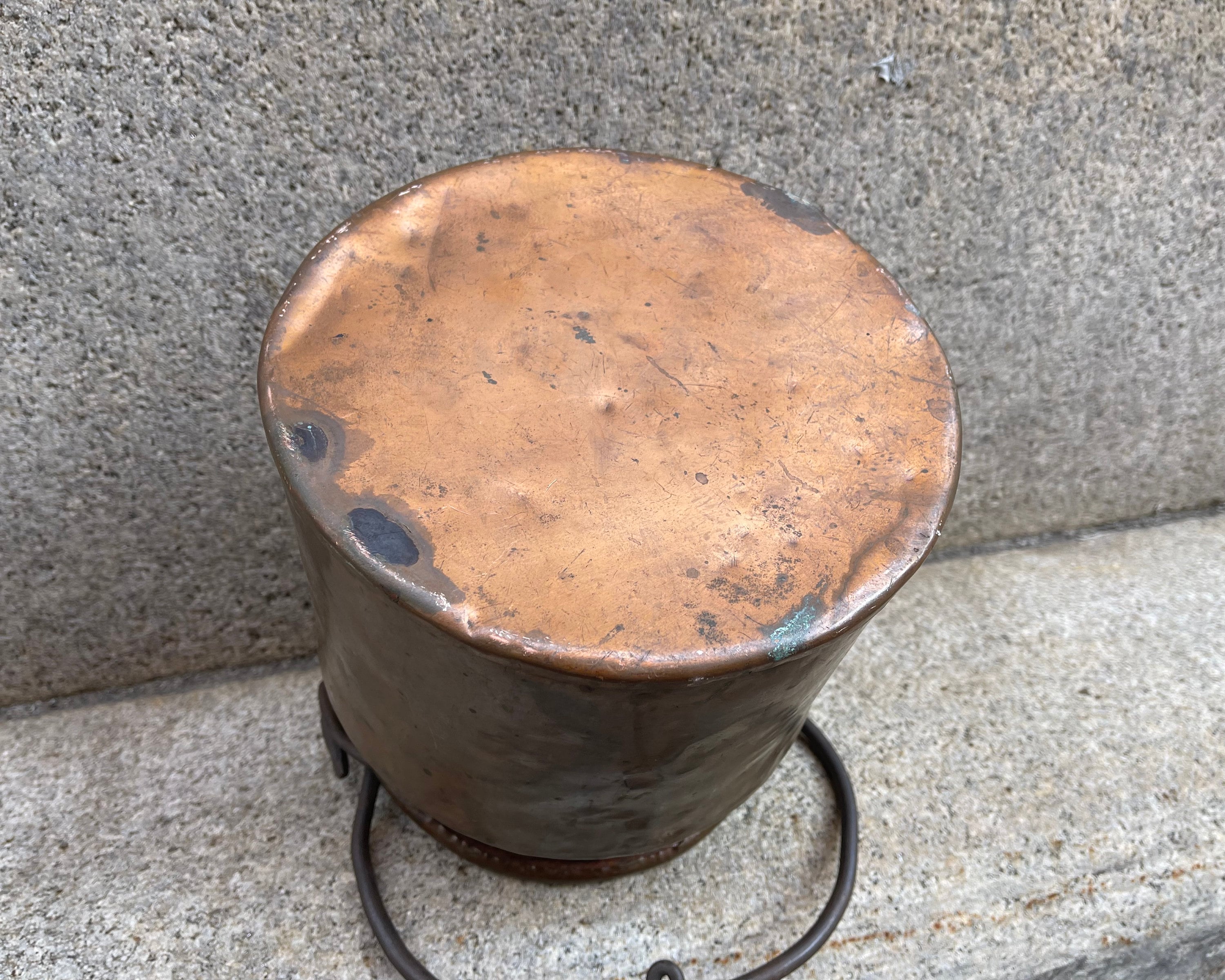 Antique Copper Pot With Great Unique Form Primitive Copper - Etsy
