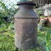 Antique KEYSTONE Dairy Milk Can: Farmhouse Yard Art, Western Maryland ...