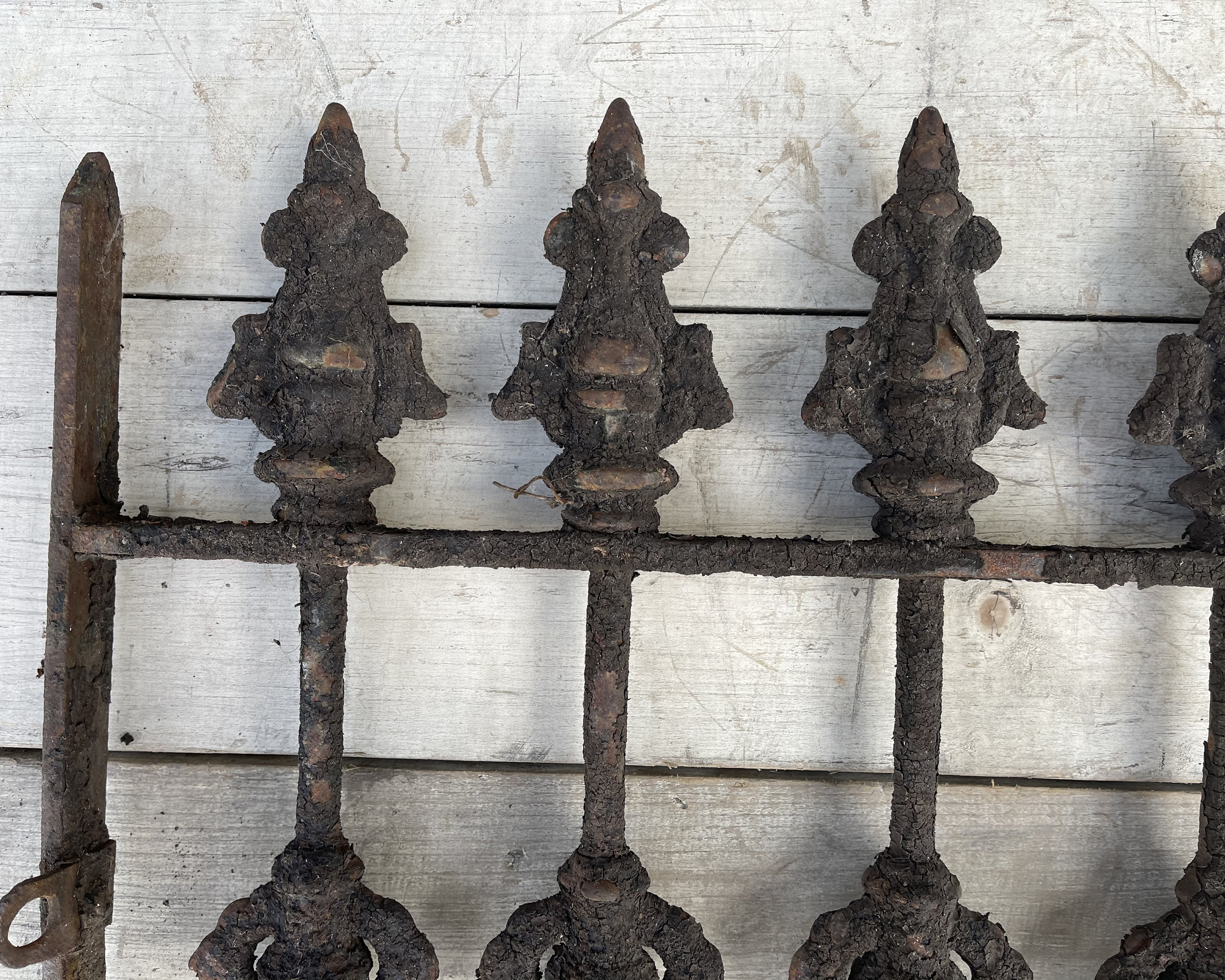 Antique Garden Fence Wrought Iron Spike Gate Victorian Gate - Etsy