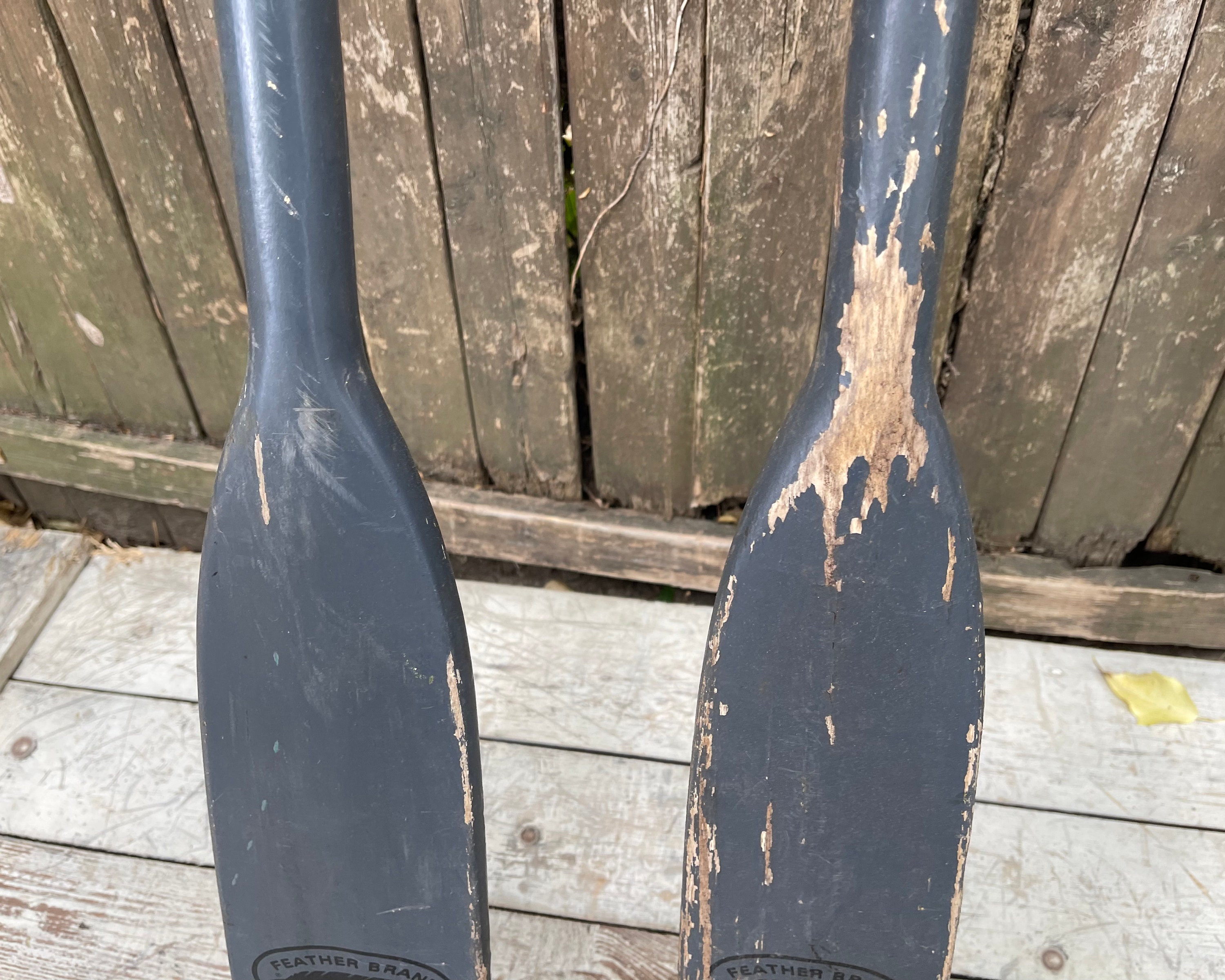 Vintage Wooden Oars 71'' Vintage Pair of Oars | Etsy