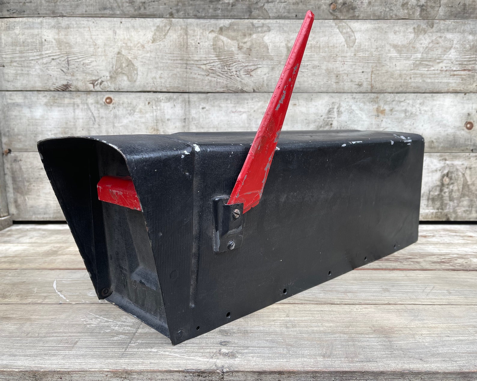 Mid Century Mail Box Modern Mailbox Vintage 1950s Metal Mail - Etsy