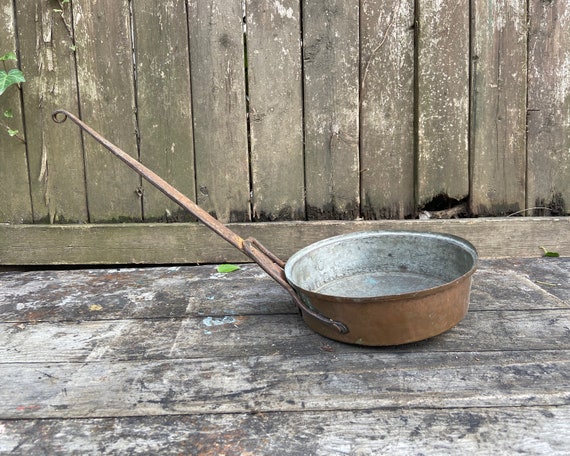 Vintage Copper Pot 8 1/4'' Copper Pan Candy Making - Etsy