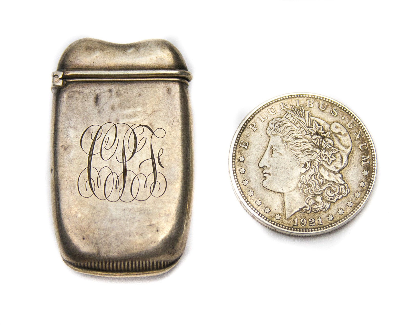 Antique Match Safe Sterling Silver Match Safe Match Book Case - Etsy