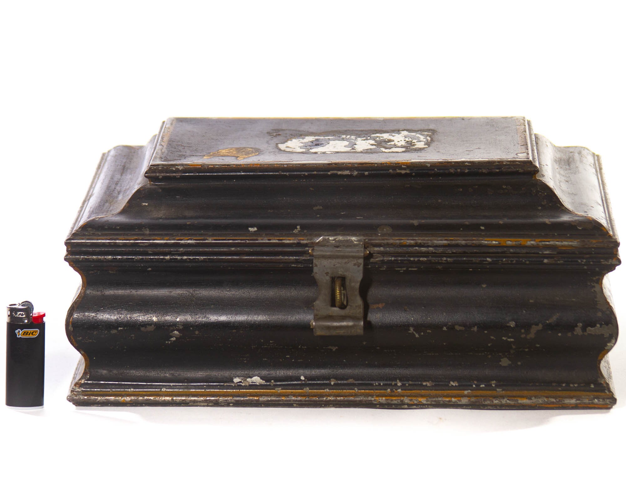 Vintage Lock Box Antique Metal Box With Latch Cash Box | Etsy