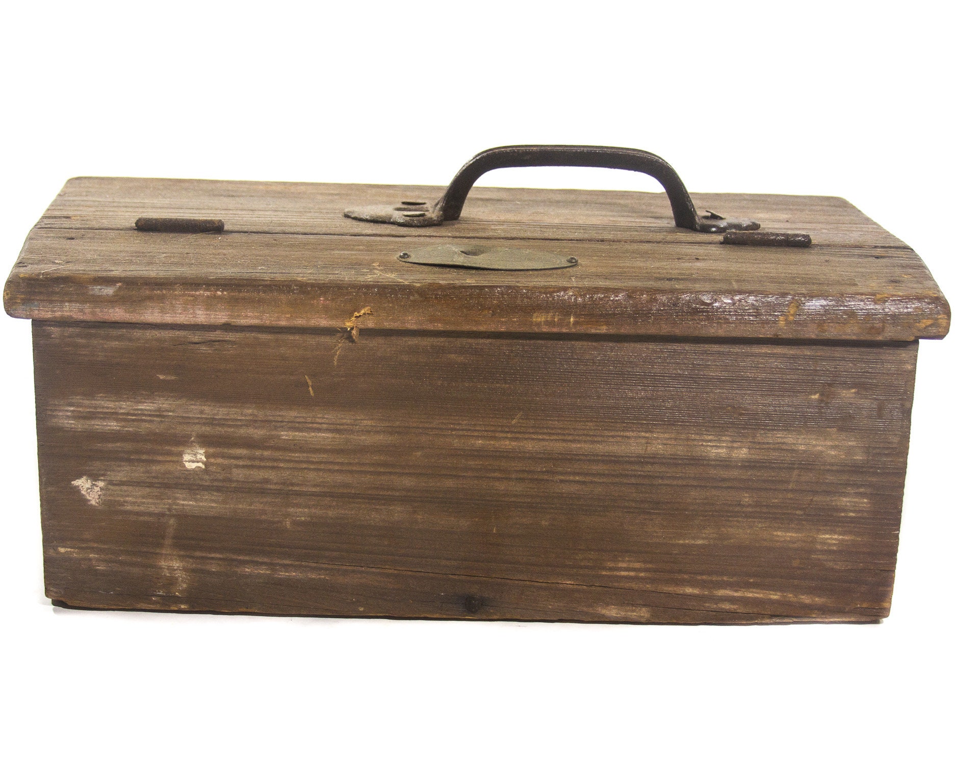 Antique Wooden Lock Box Vintage Wood Strongbox Wooden Safe - Etsy
