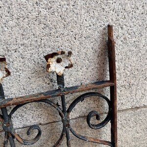 Antique Garden Fence, Wrought Iron Flower Gate Victorian Gate, Outdoor ...