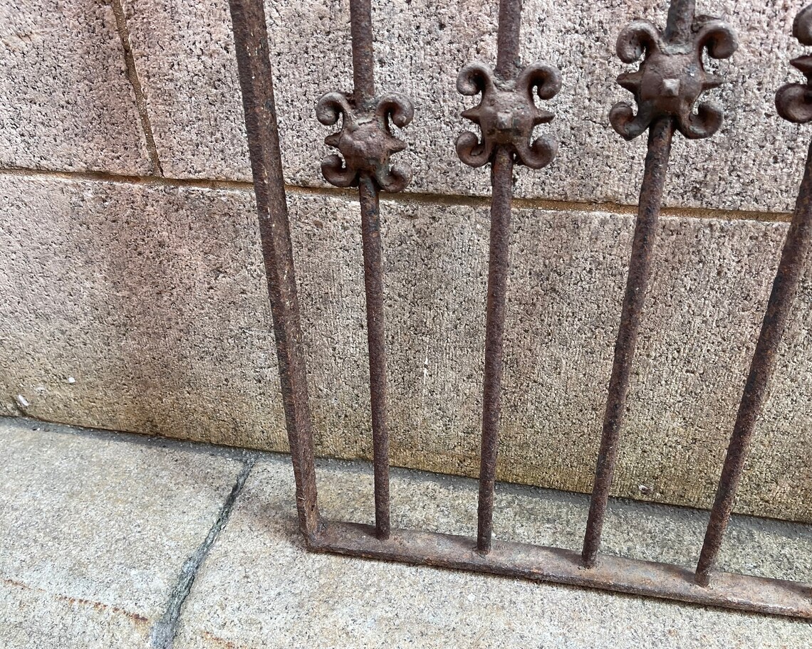 Antique Victorian Iron Entrance Gate 1800s Architectural - Etsy