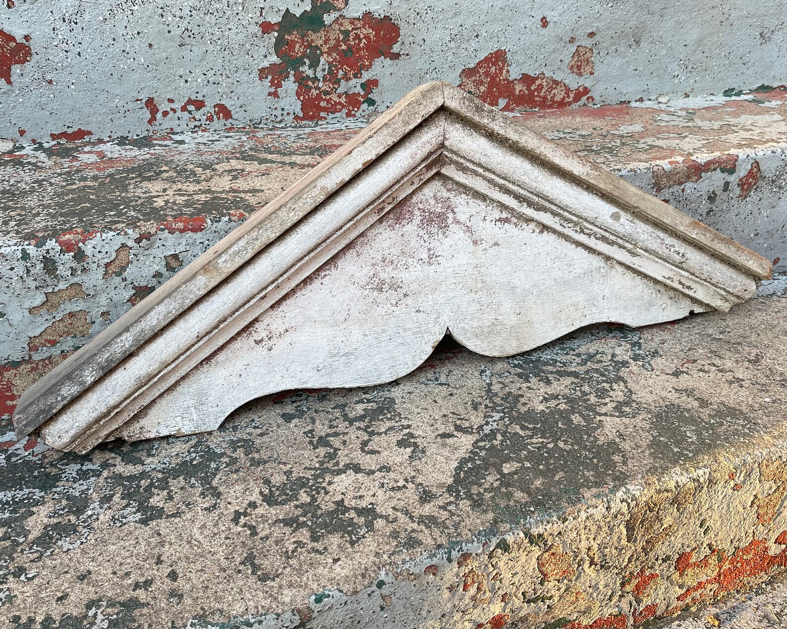 Antique Wooden Crown Pediment Architectural Salvage Antiques - Etsy
