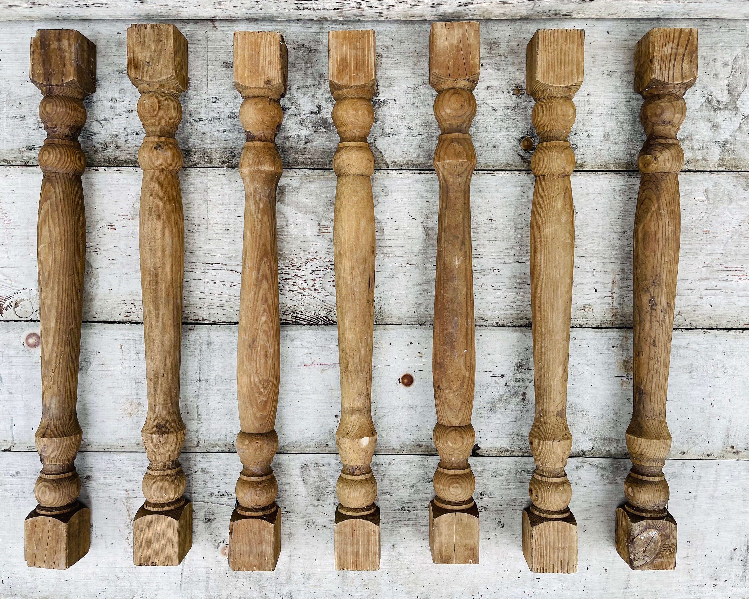 Home & Hobby Balusters Re-Purpose as Table Legs Set of Four Antique ...