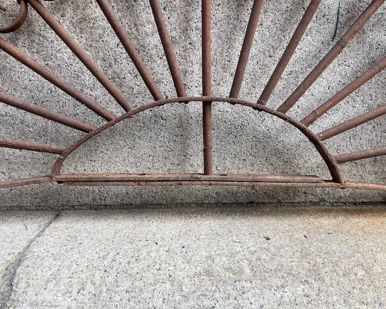 Antique Iron Window Cover Gate Large 54'' Wrought - Etsy