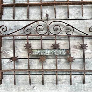Antique Cemetery Gates Victorian 1800s Spiked Pair of Iron Gates ...