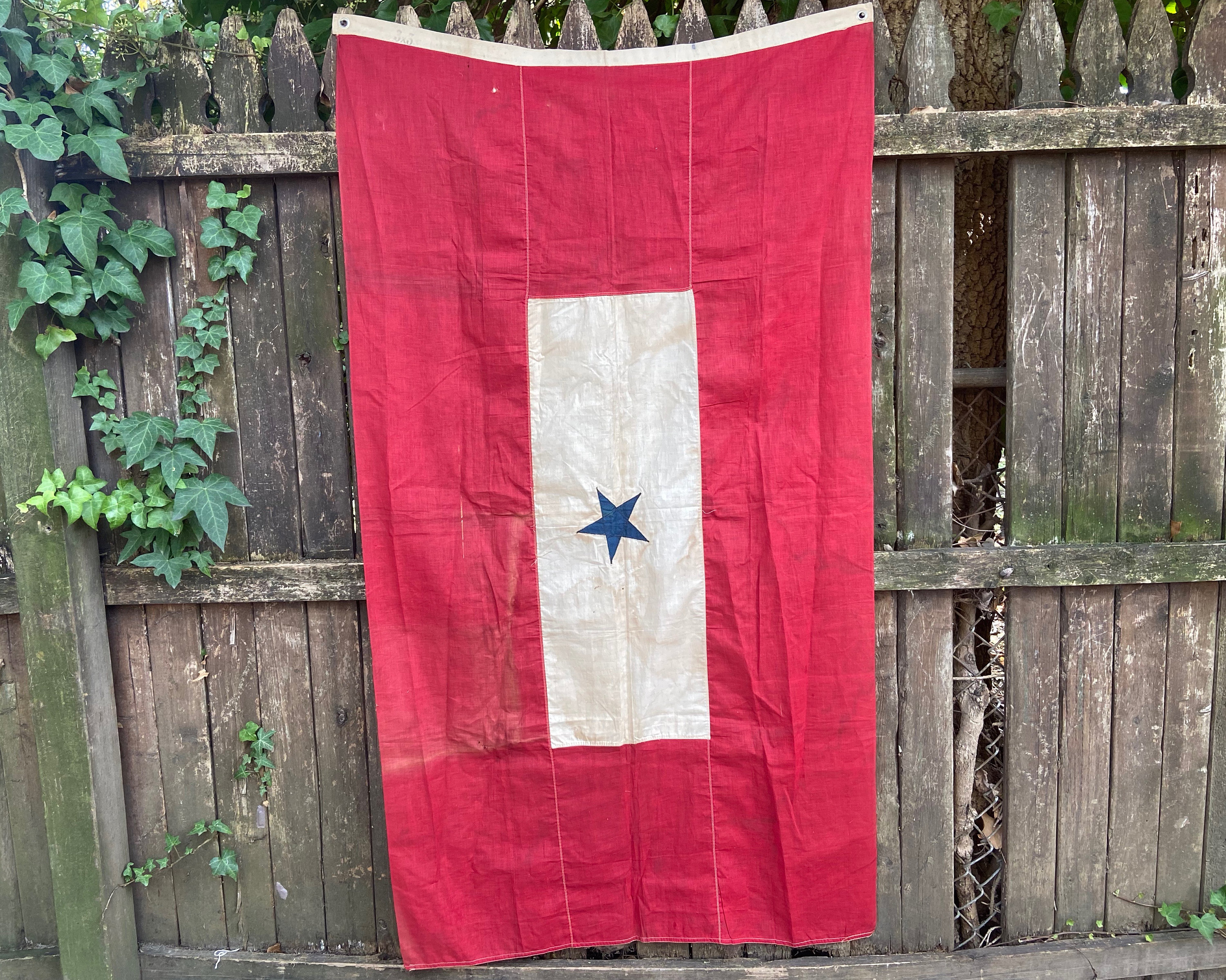 Vintage Sons in Service Banner American Flag One Star Flag | Etsy