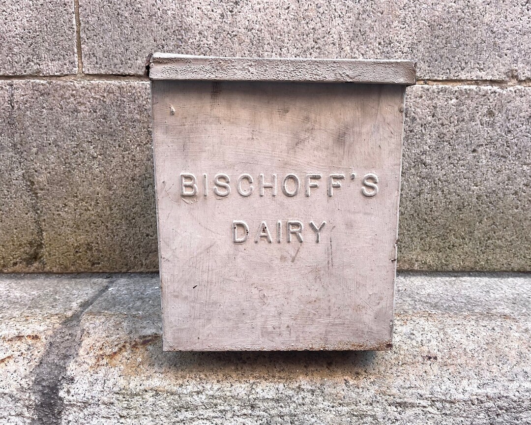 Antique Bischoff's Dairy Milk Box: Farmhouse Rustic Home Decor - Etsy