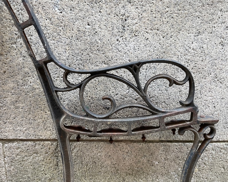 Cast Iron Legs Vintage Bench Legs Outdoor Decorations | Etsy