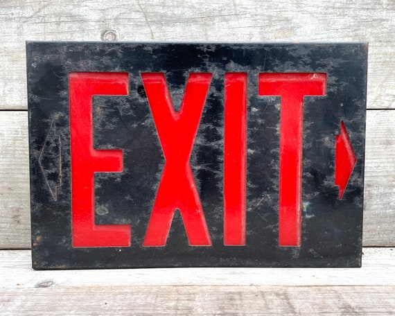 Old Exit Sign
