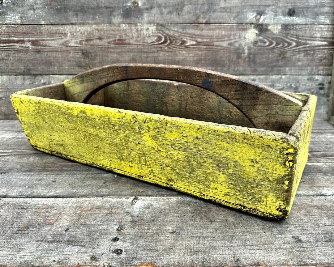 Antique Wooden Box, Vintage Table Box, Cutlery Box, Wood Crate ...