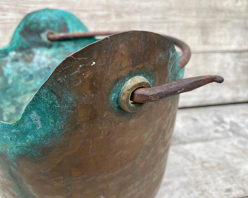 Antique Copper Pot Vintage Wash Pot Basin Farmhouse Antiques - Etsy