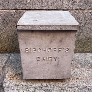 Antique Bischoff's Dairy Milk Box: Farmhouse Rustic Home Decor - Etsy