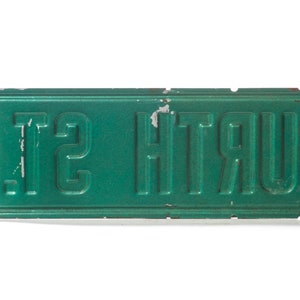 Old Street Sign Vintage Sign Antique Road Name Sign SOUTH FOURTH ST ...