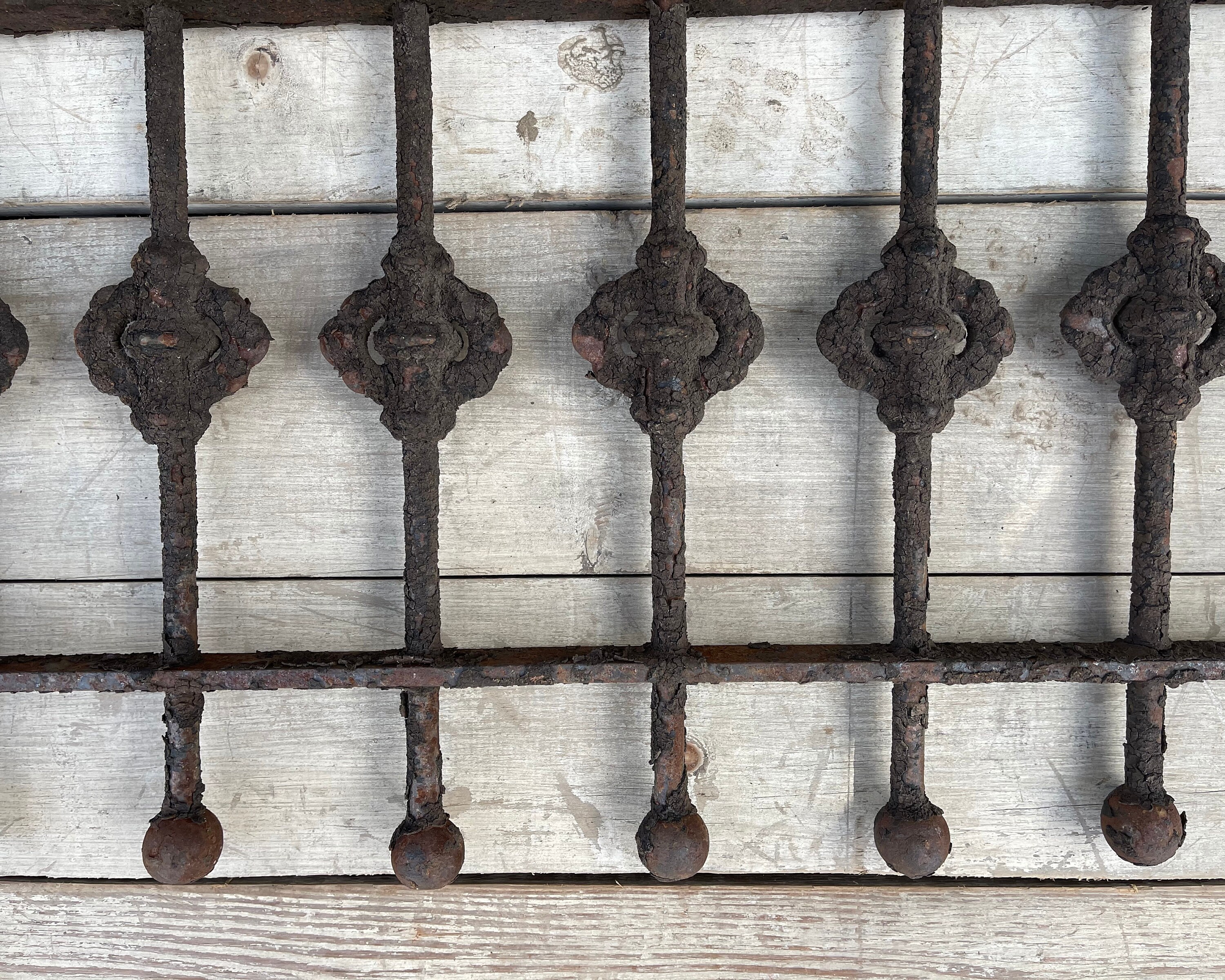 Antique Garden Fence Wrought Iron Spike Gate Victorian Gate | Etsy