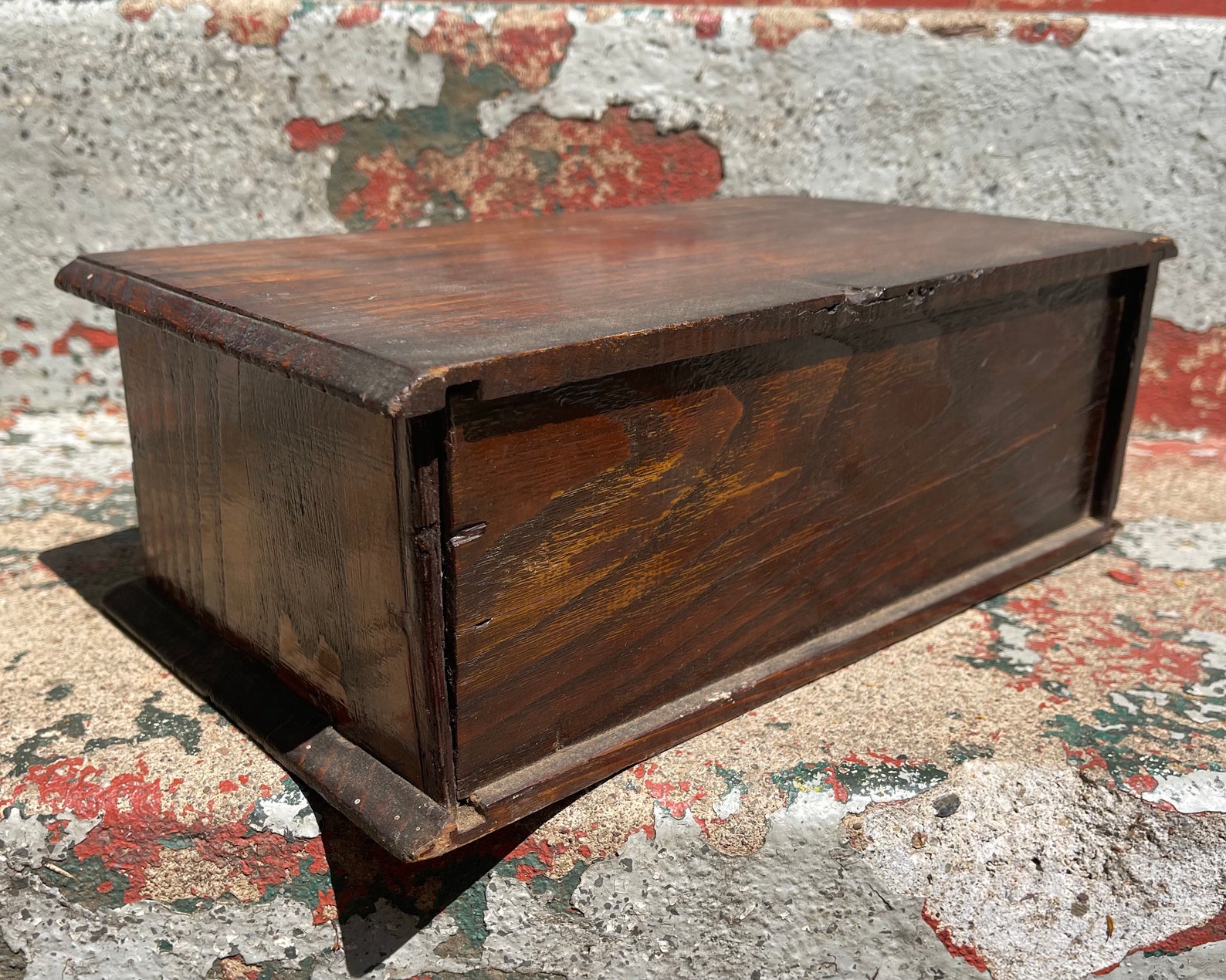 Antique Spool Cabinet Wooden Sewing Cabinet Two Drawer Chest | Etsy