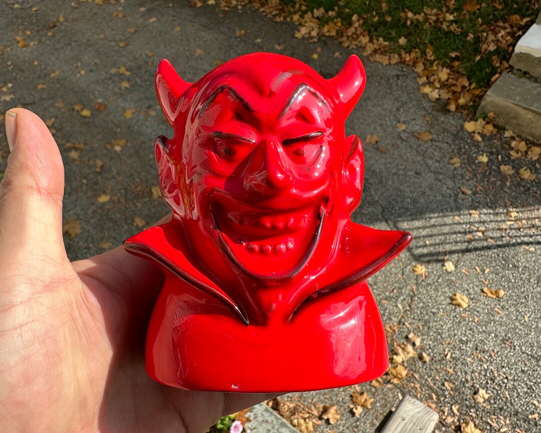 Vintage Devil Bank, Sculpture, Oddities, Satan Satanic, Spiritual ...