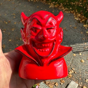 Vintage Devil Bank, Sculpture, Oddities, Satan Satanic, Spiritual ...