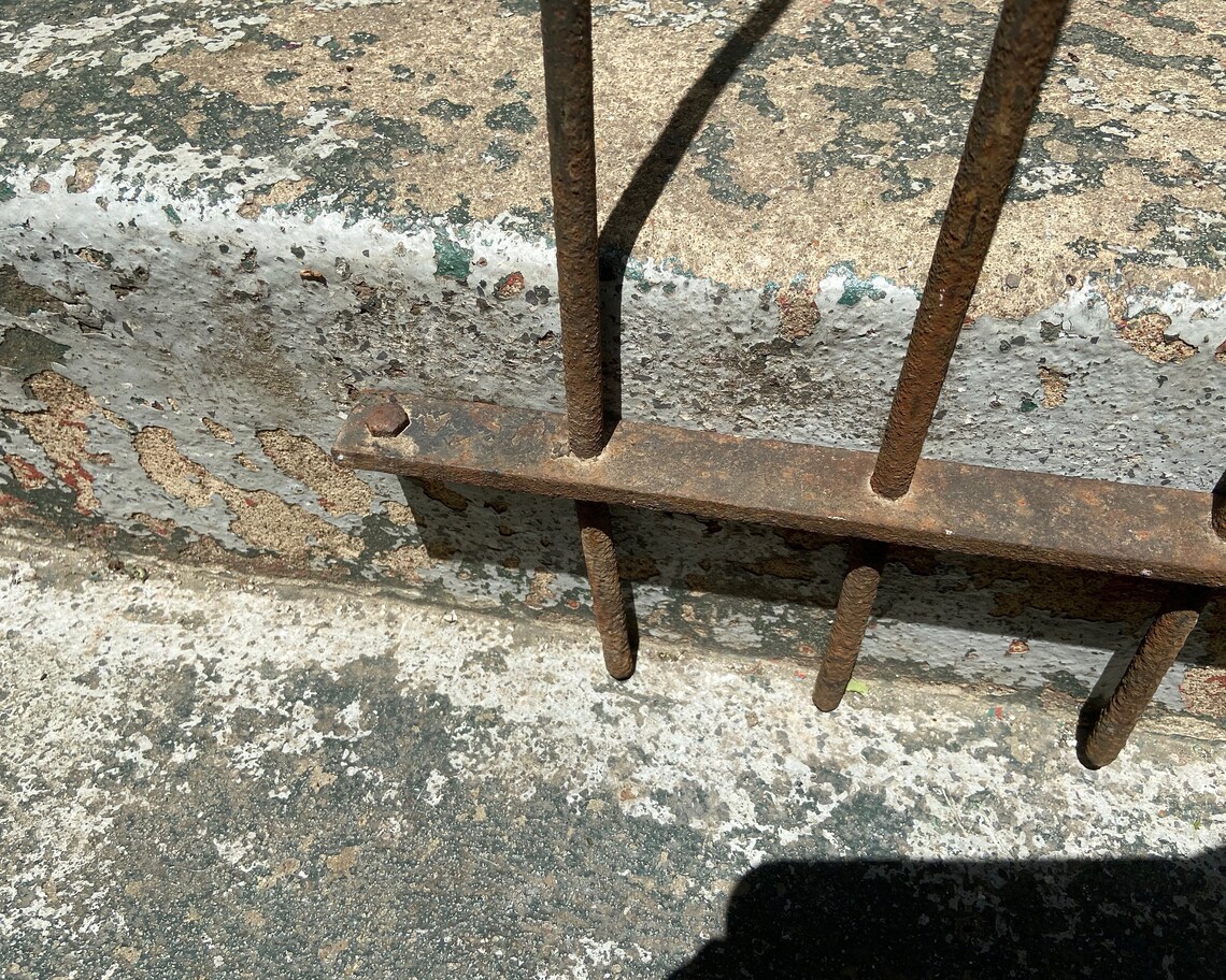 Antique Garden Fence Wrought Iron Spike Gate Victorian Gate | Etsy