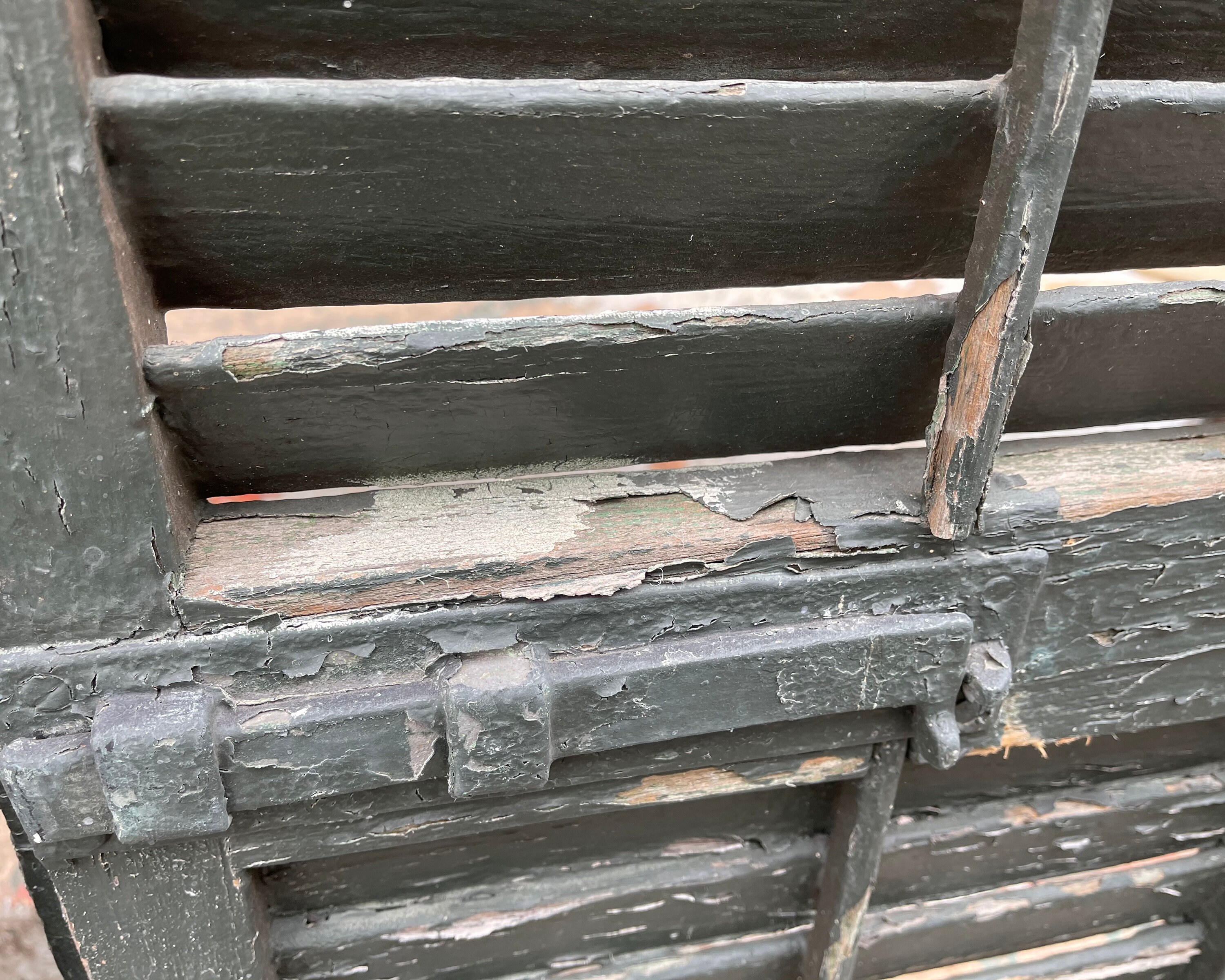 Antique Shutters Wooden Louvered Shutter Doors Large Tall | Etsy