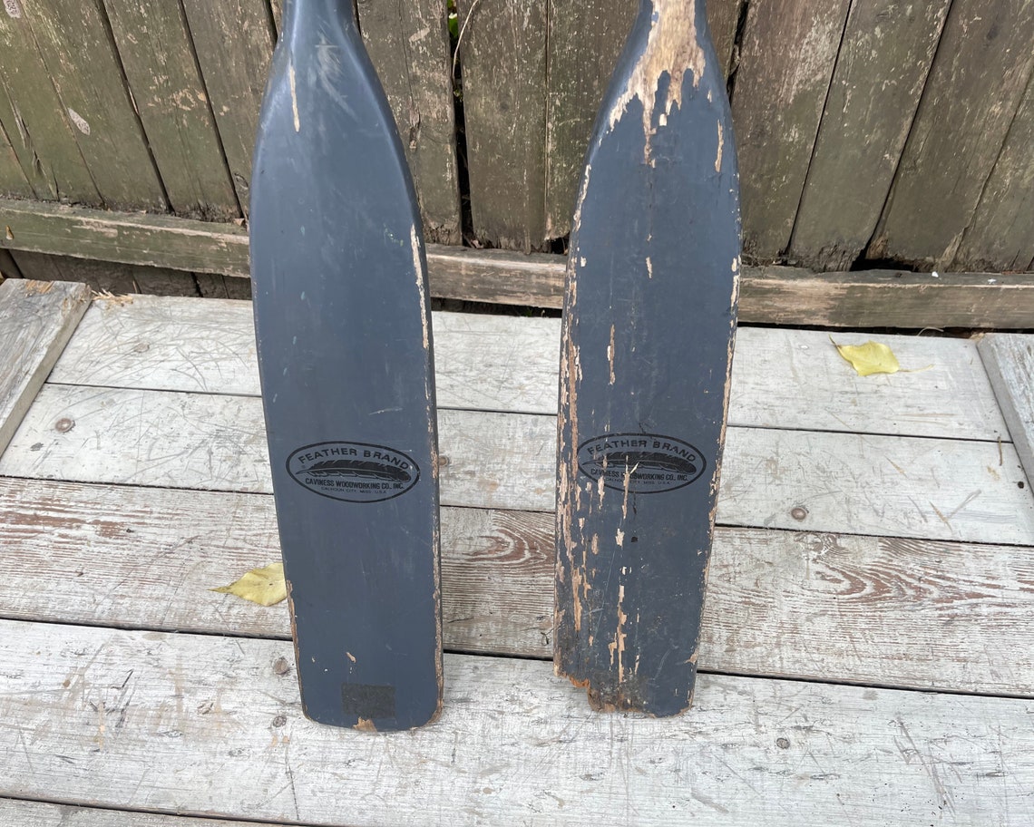 Vintage Wooden Oars 71'' Vintage Pair of Oars - Etsy
