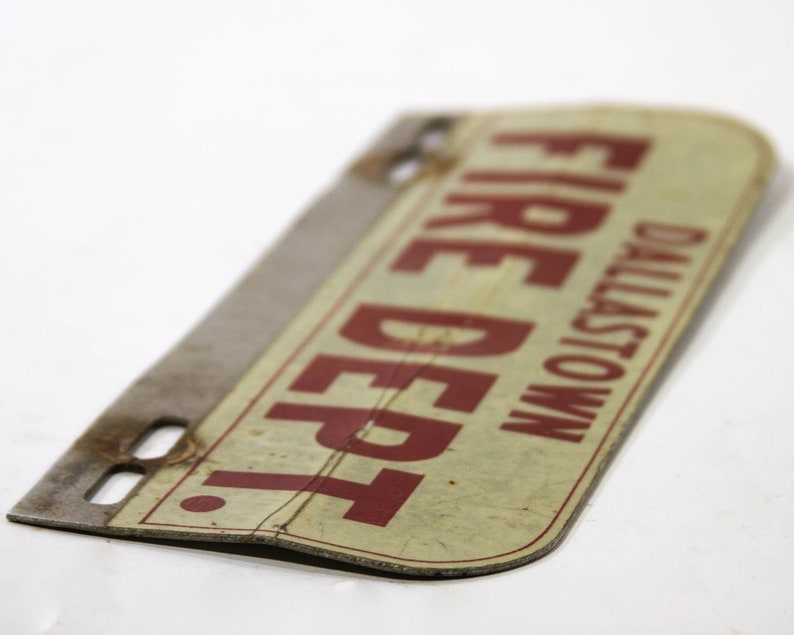 Dallastown Fire Department License Plate Topper York County | Etsy