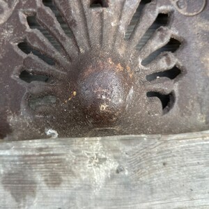 Vintage WORCESTER BUCKEYE Cast Iron Tractor Seat: Rustic Farmhouse ...