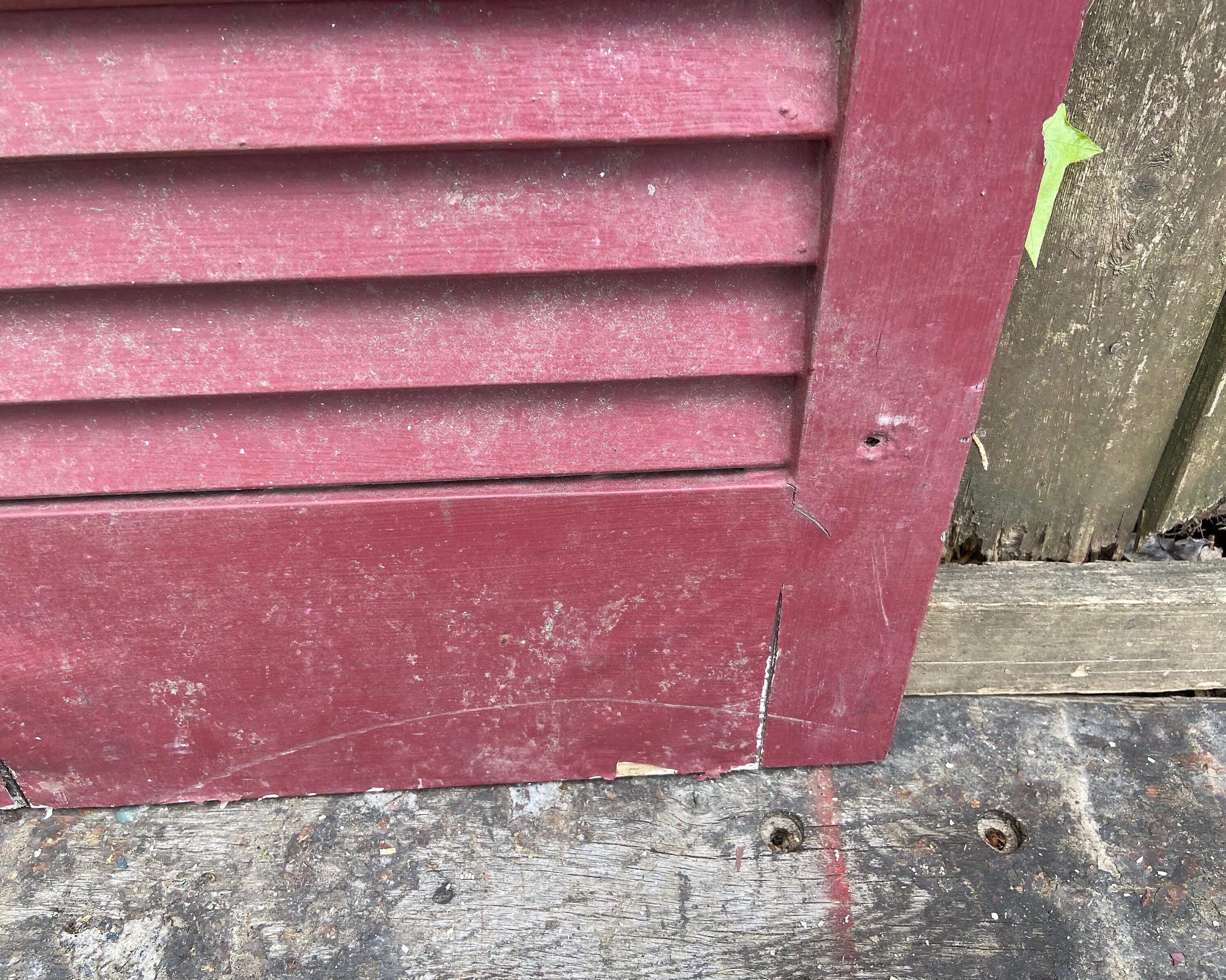 Antique Shutter Wooden Louvered Shutter Doorr Shutter | Etsy