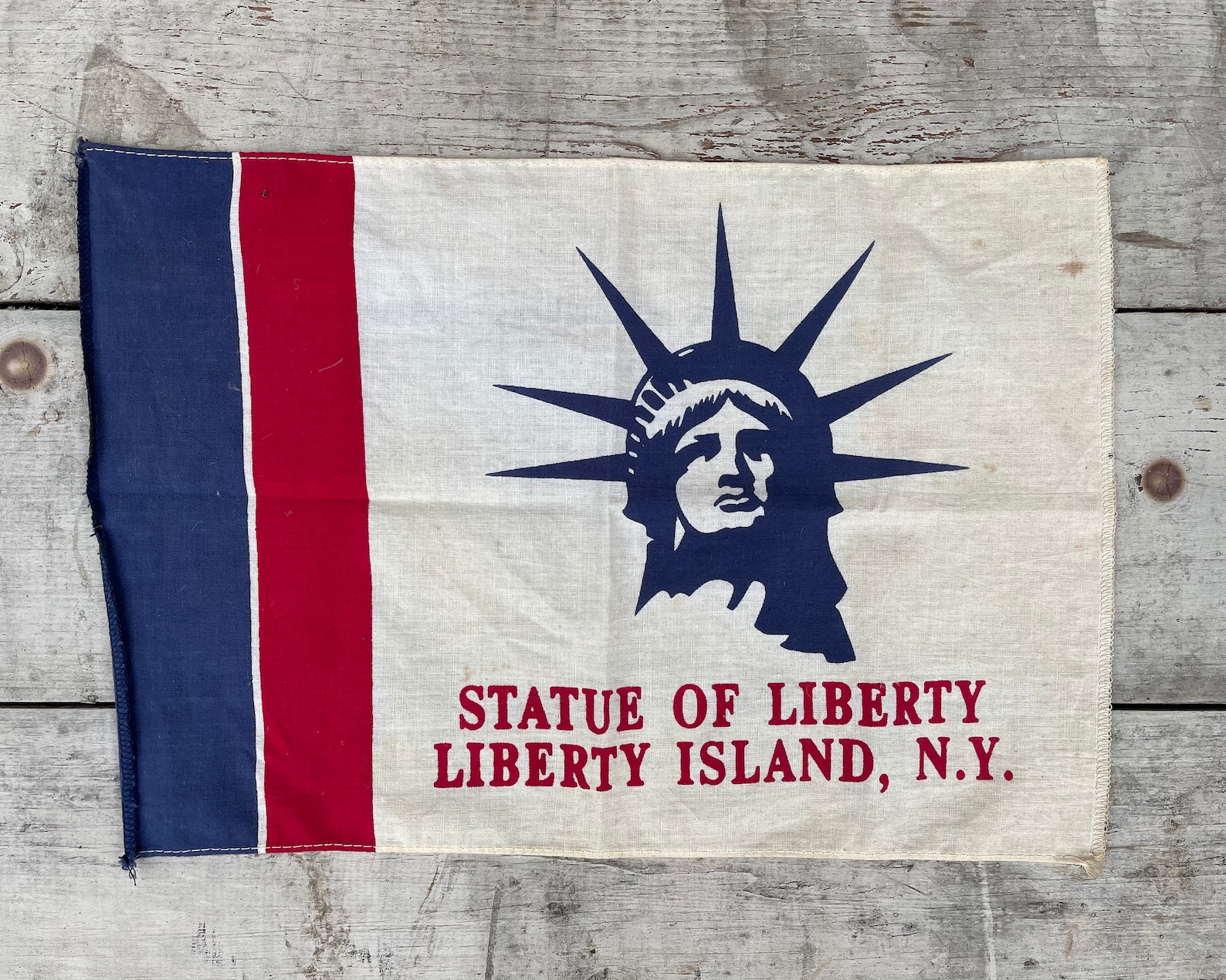 Statue of Liberty Flag Rare Old Liberty Island New York Flag | Etsy