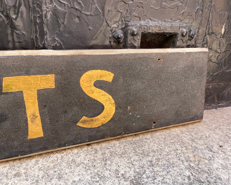 Antique "tickets" Smaltz Sign: Gold Leaf Carnival Decor - Etsy