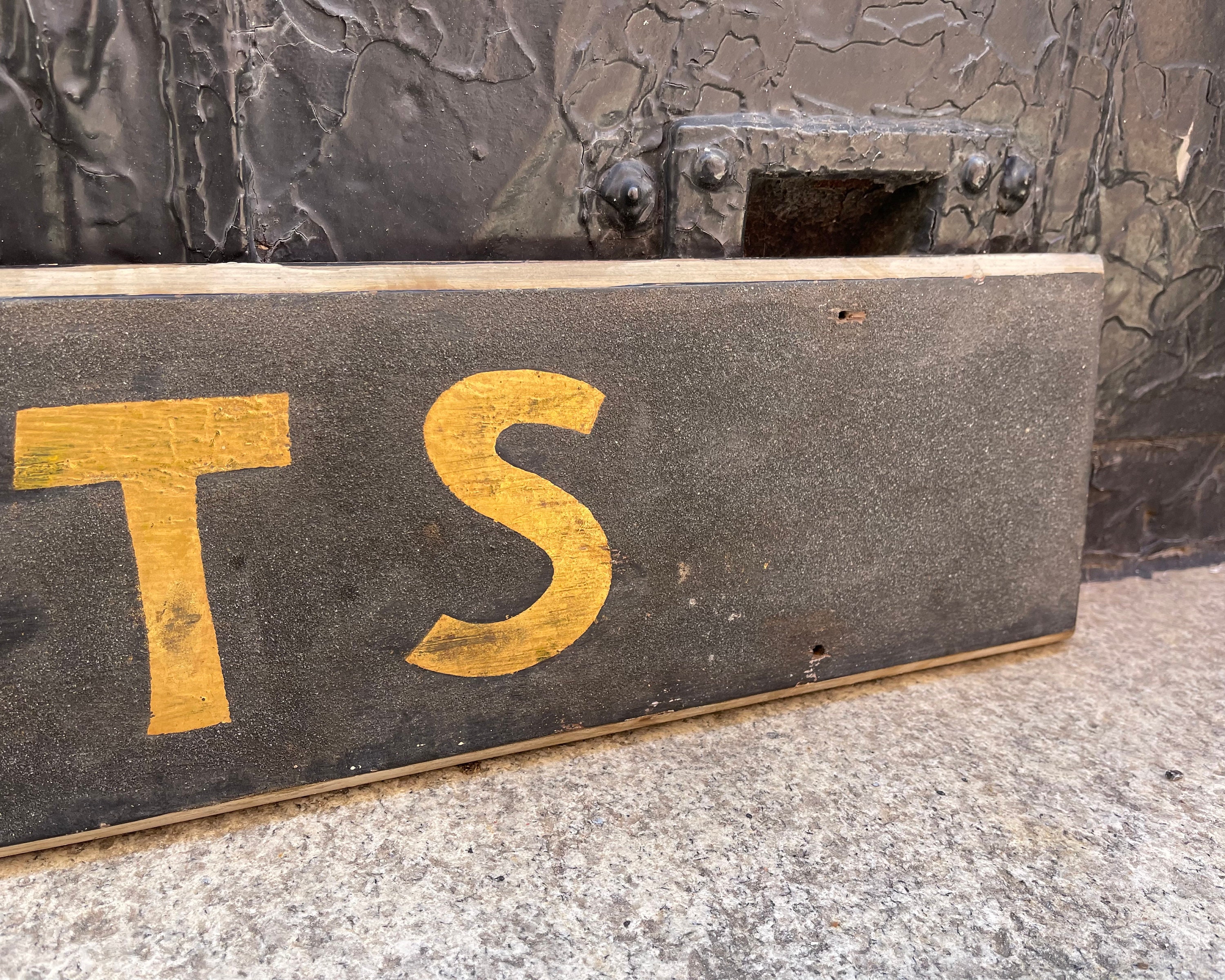 Antique "tickets" Smaltz Sign: Gold Leaf Carnival Decor - Etsy
