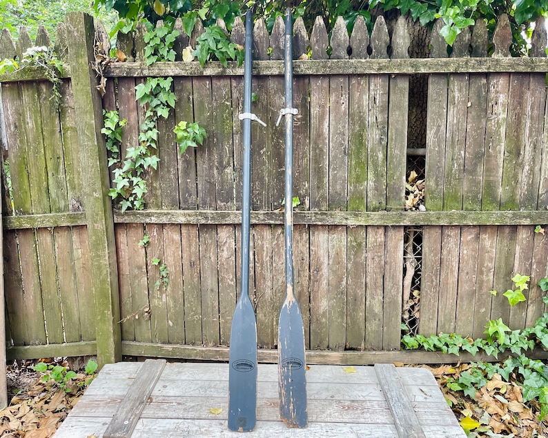 Vintage Wooden Oars 71'' Vintage Pair of Oars | Etsy
