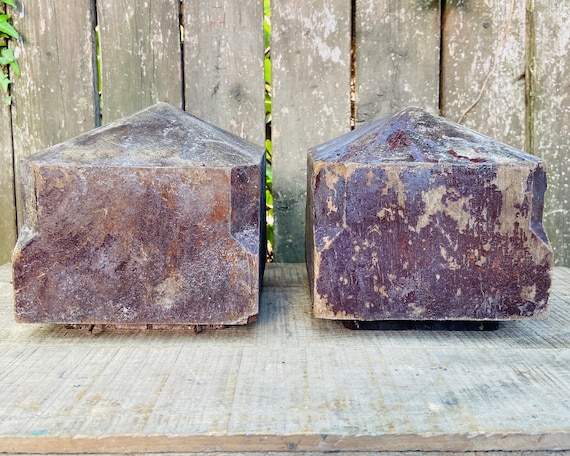 Antique Newel Post Caps Staircase Banister Post Cap Top - Etsy