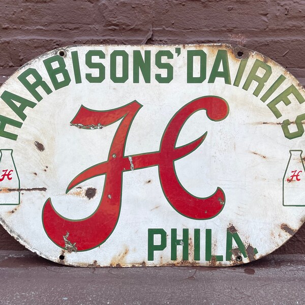 Vintage Dairy Sign - Etsy