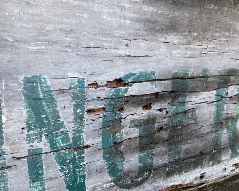 Antique Wooden Sign KISSINGER'S Orchard Lancaster | Etsy