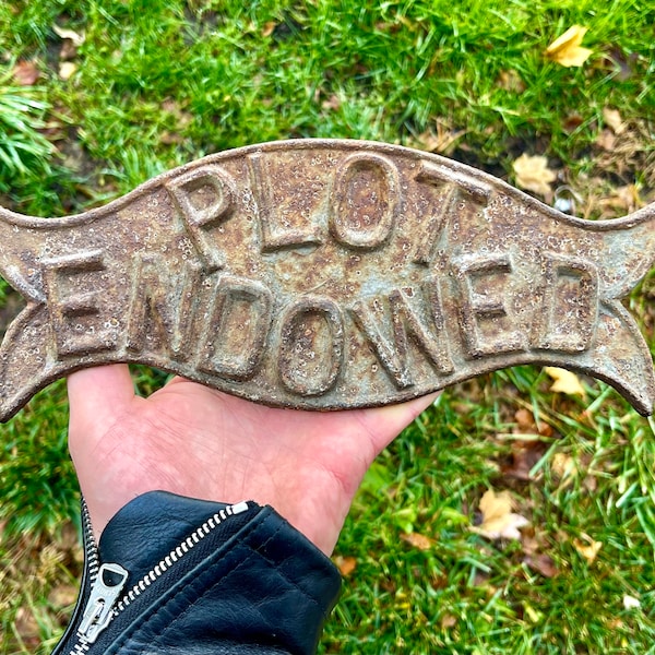 Metal Cemetery Sign - Etsy