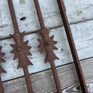 Antique Victorian Wrought Iron Spiked Gate: Shabby Chic Garden Decor - Etsy